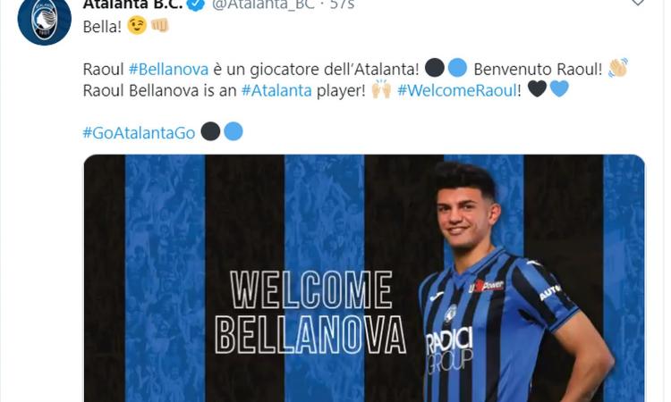 Atalanta, UFFICIALE: ecco Bellanova|Mercato | Calciomercato.com