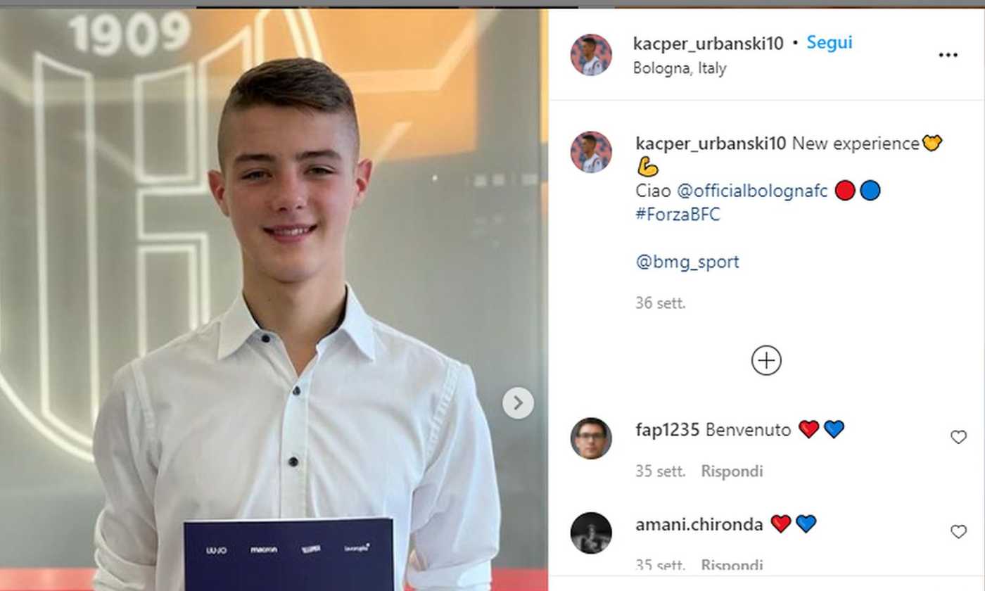 Bologna, UFFICIALE: rinnova il giovane polacco Urbanski|Mercato | Calciomercato.com