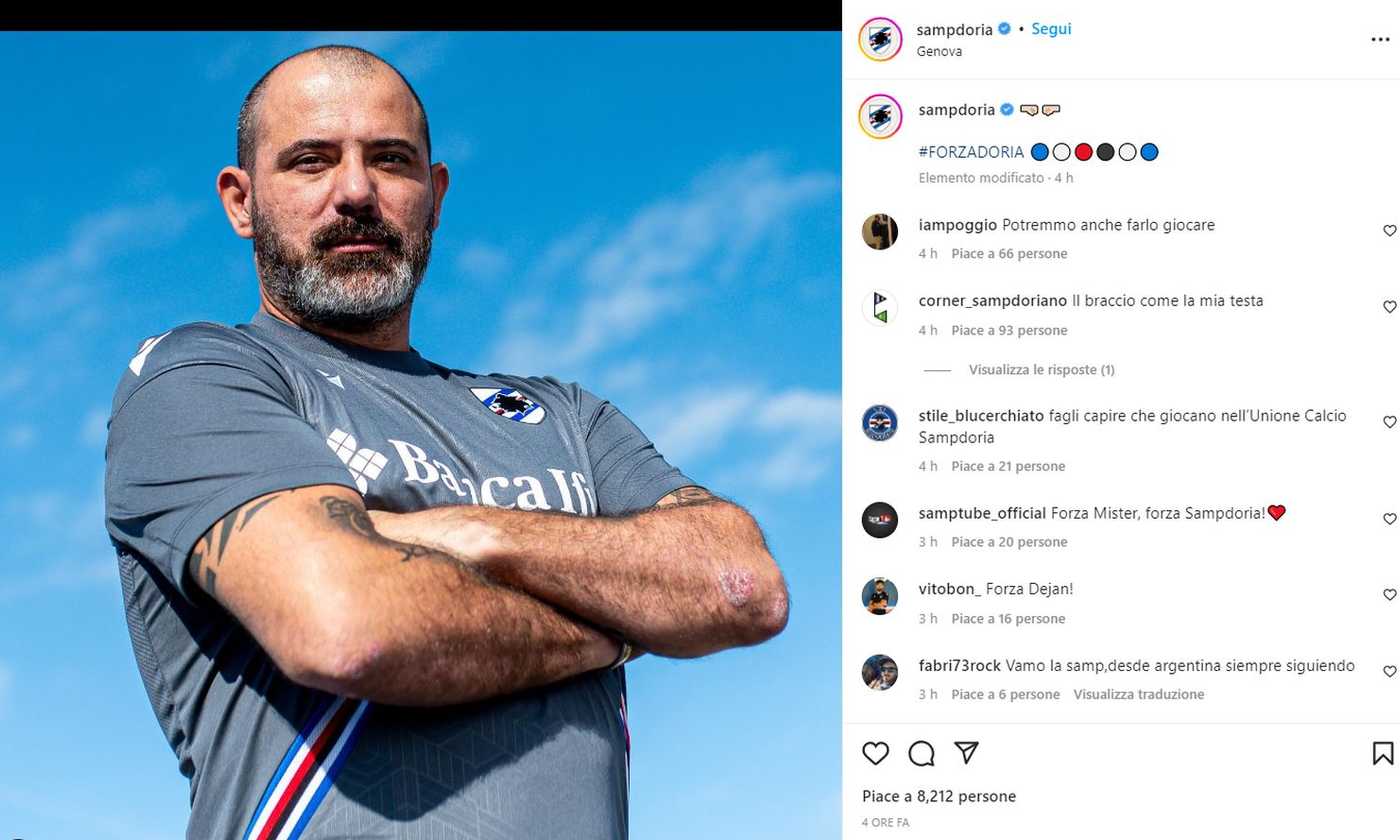 Sampdoria, Stankovic: 'Essere qui è un orgoglio, ma cambiamo mentalità'|Serie A | Calciomercato.com