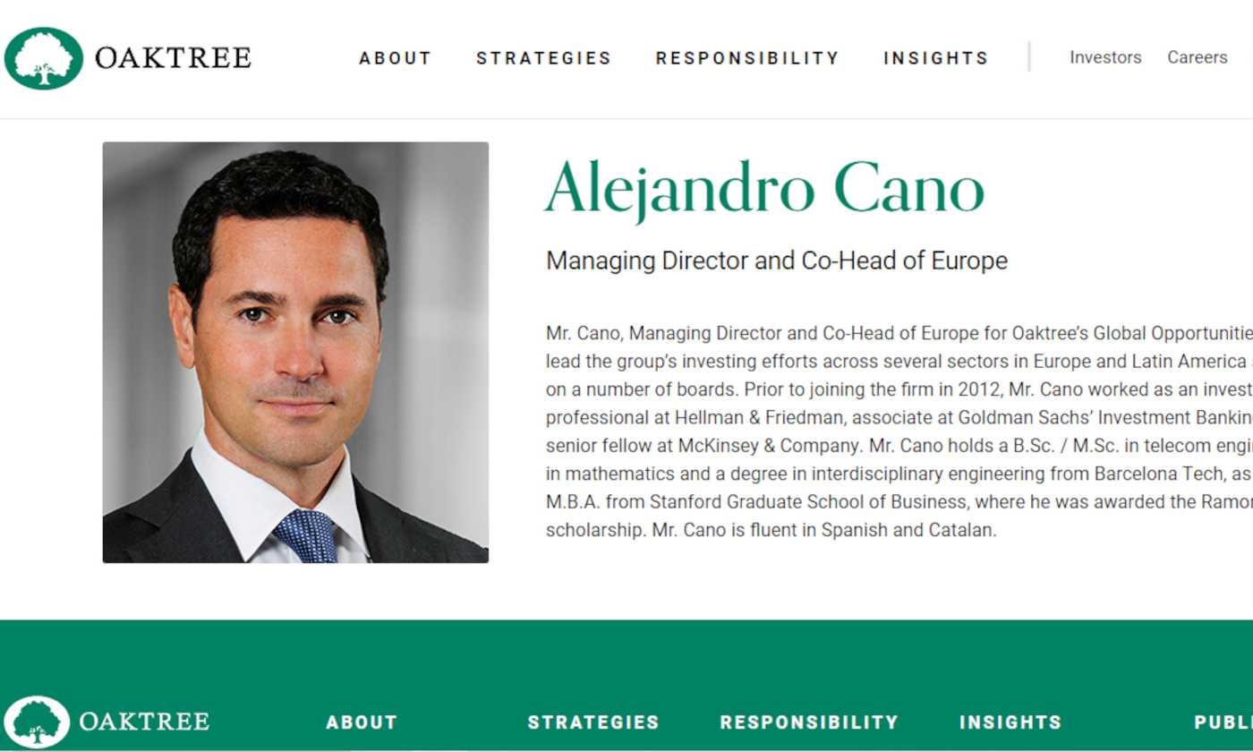 Inter: chi è Alejandro Cano, l'uomo forte di Oaktree | Serie A | Calciomercato.com