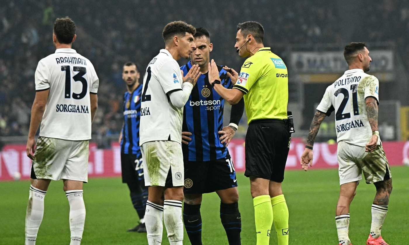 Polemiche per il rigore in Inter-Napoli: Mariani Polemiche per il rigore in Inter-Napoli: Mariani